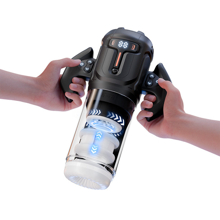 Dual-Action Thrusting & Rotating Male Masturbator – Oronova