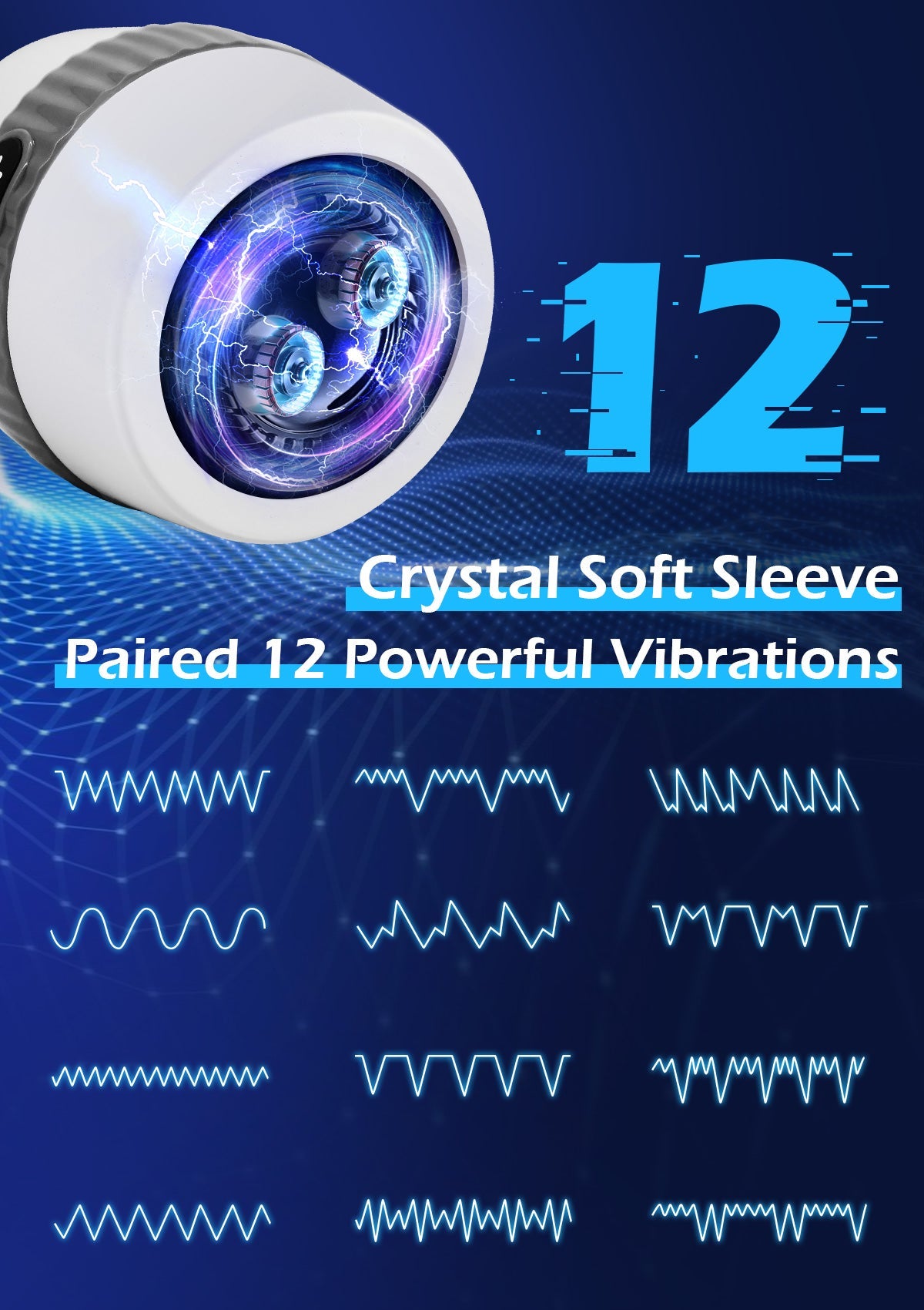 Male Masturbator with Open Design and Vibrating Stimulation – Oronova